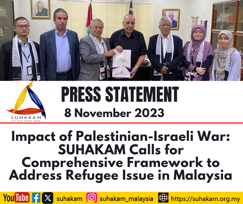 Press Statement No. 41-2023_Impact of Palestinian-Israeli War, SUHAKAM ...