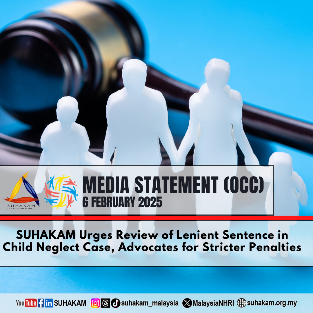 Media Statement No. 09-2025 (OCC)_SUHAKAM Urges Review of Lenient ...