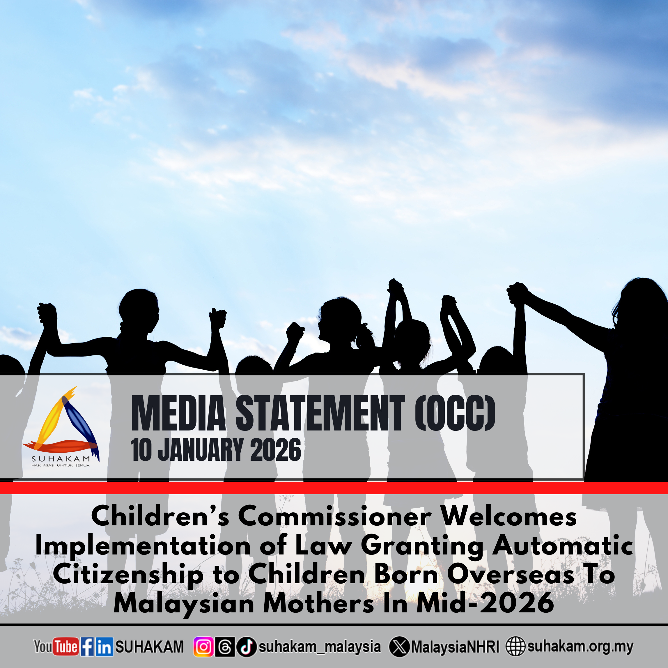 [OCC] Media Statement No. 01-2026_Children’s Commissioner Welcomes ...